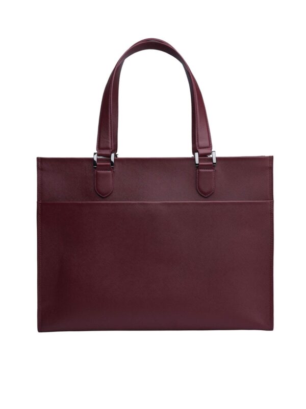 RED WINE SAFFIANO MULTI-PURPOSE TOTE BAG (K8102304) – TAKEO KIKUCHI ...