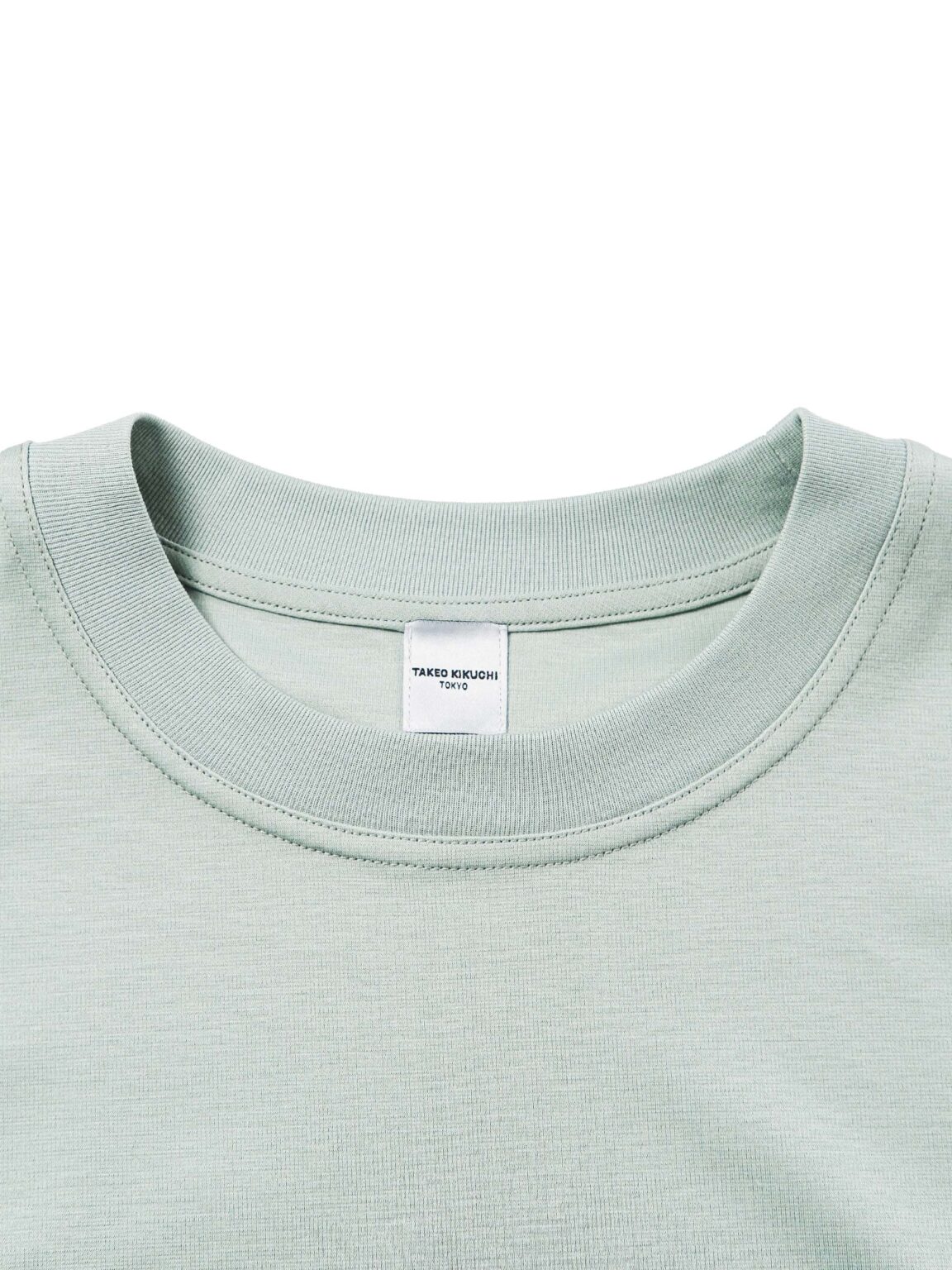MERCERIZED COTTON CHEST EMBROIDERED LOGO T-SHIRT (K8134501) – TAKEO ...